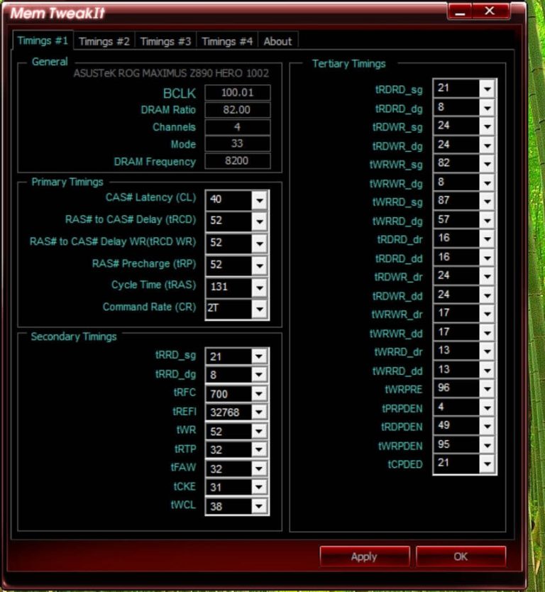 四大板廠的記憶體時序讀取軟體速覽 | UNIKO's Hardware