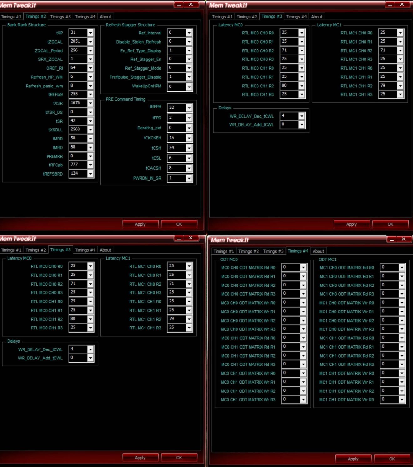 四大板廠的記憶體時序讀取軟體速覽 | UNIKO's Hardware