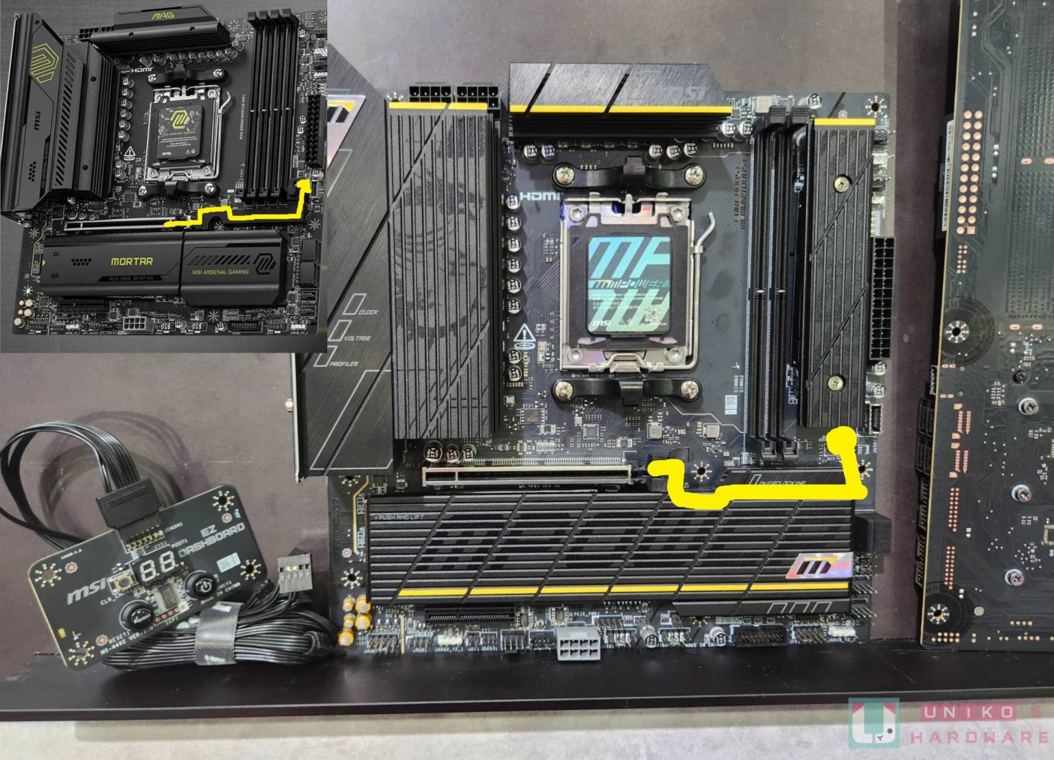 微星絕密解析 B850MPOWER 和 B850M MORTAR 的佈局設計！ | UNIKO's Hardware