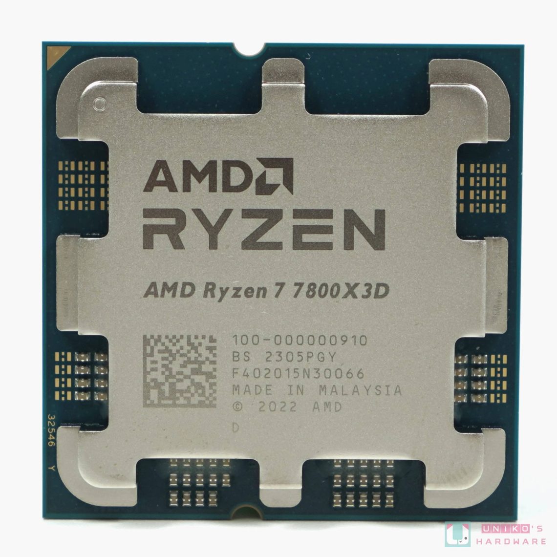 AMD RYZEN 7 7800X3D 也使用新 SUBSTRATE 了 | UNIKO's Hardware