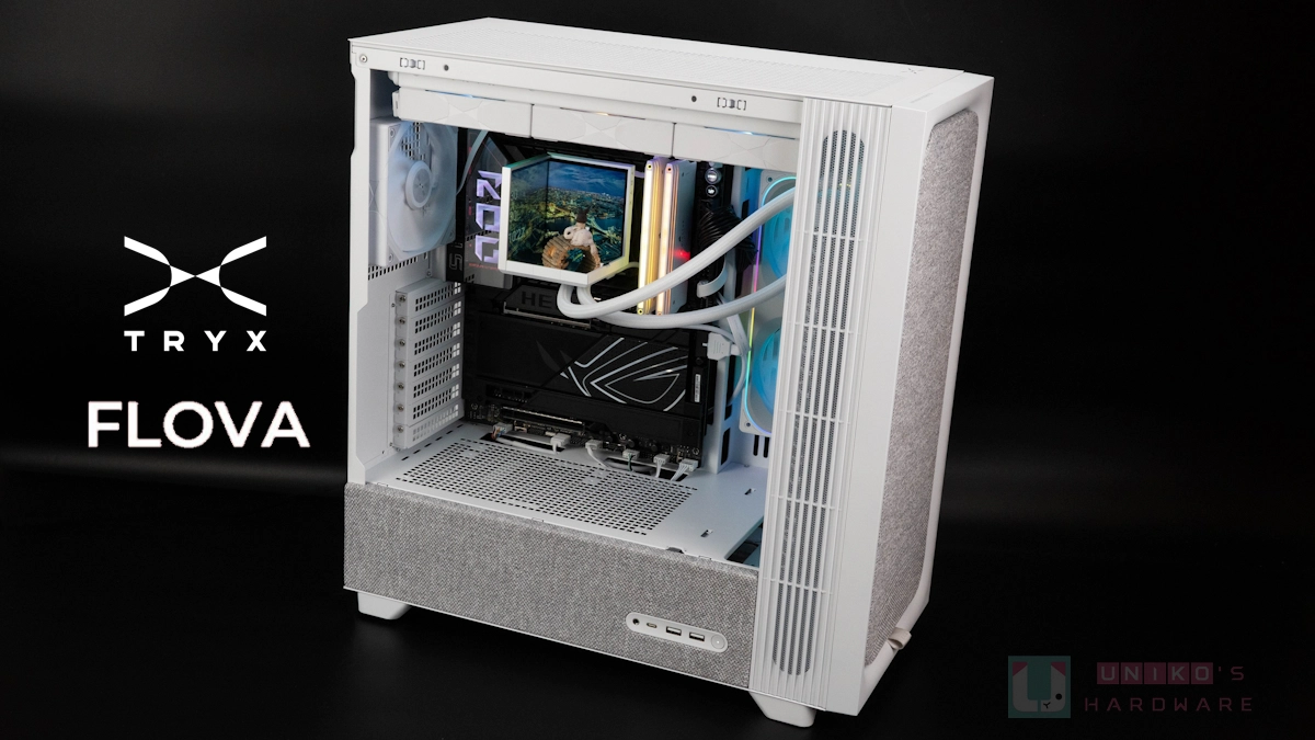 文藝「布」興！TRYX FLOVA F50 繁花織感中塔機殼開箱評測 | UNIKO's Hardware