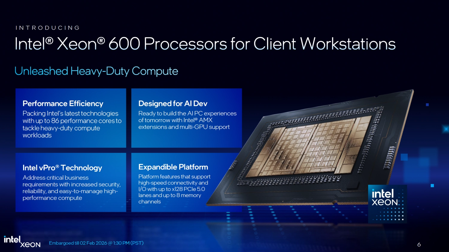 INTEL XEON 600 工作站處理器登場！ | UNIKO's Hardware
