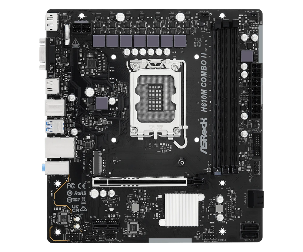 妖板專家！ASRock 推出第二張能支援 DDR4 與 DDR5 的主機板 H610M COMBO II | UNIKO's Hardware